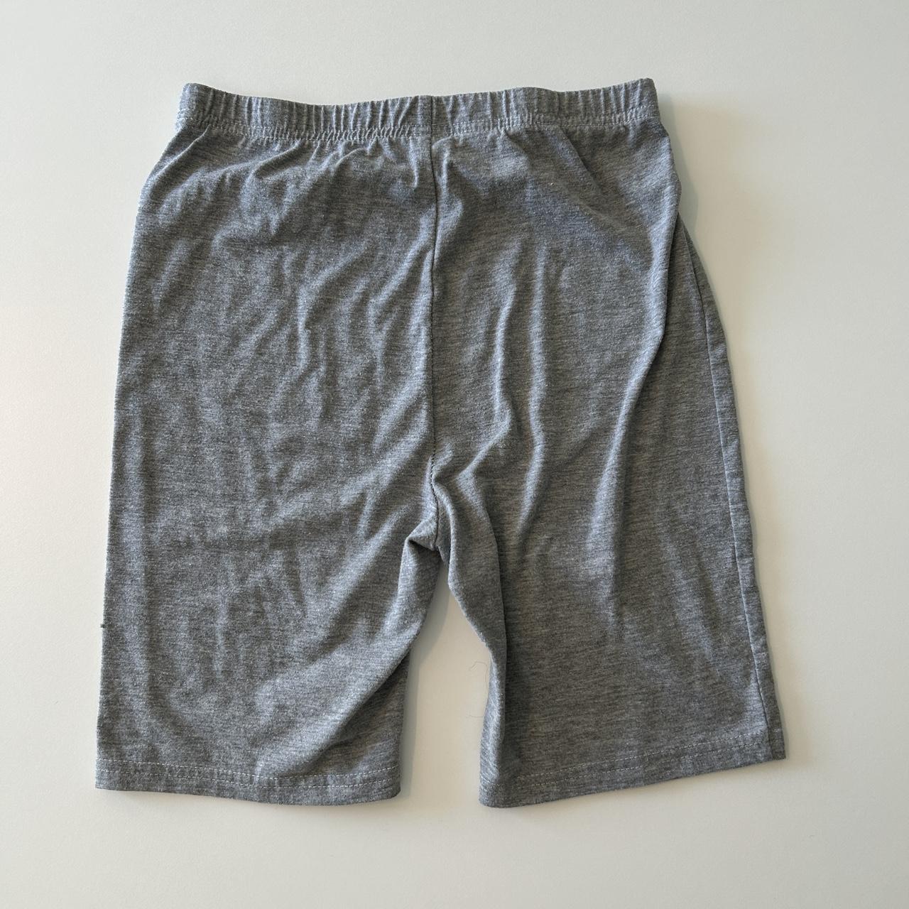 Small gray biker yoga shorts #yoga... - Depop