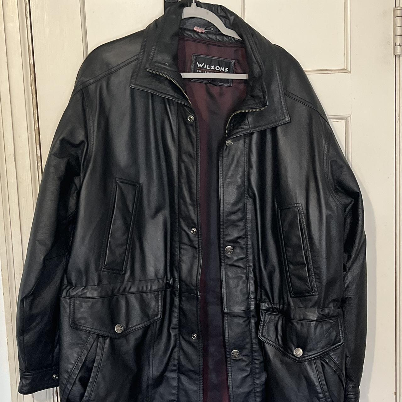 Vintage Wilson’s Thinsulate Leather Jacket Size... - Depop