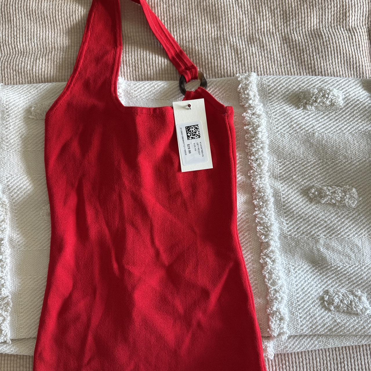 GLASSONS red halter top brand new with tags, just... | Depop