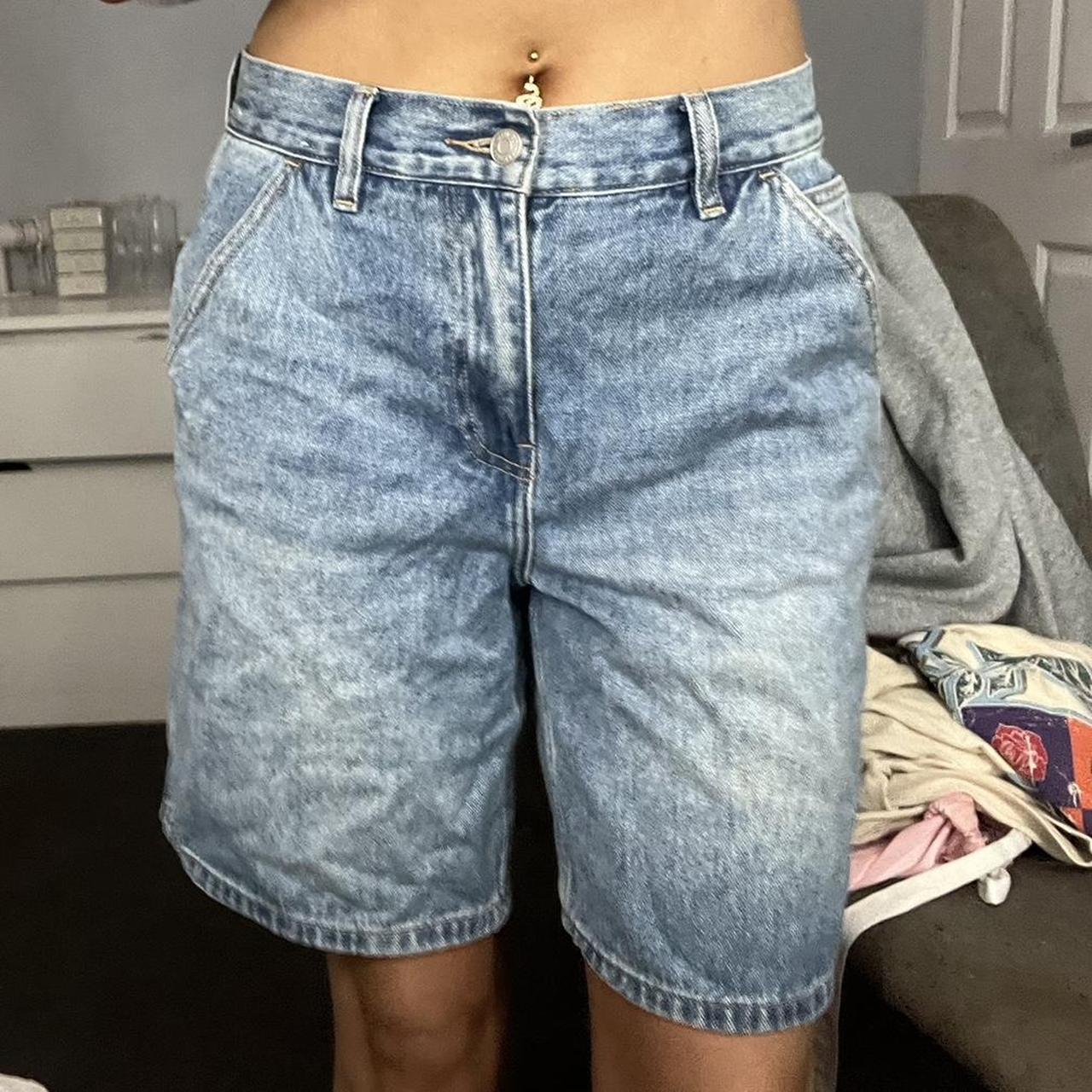 Glassons dark jorts Size 8 super cute super comfy - Depop
