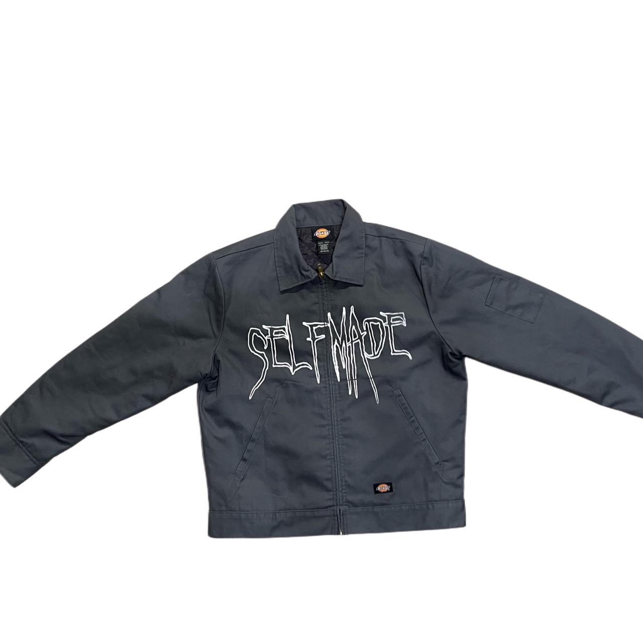 Self made grey Dickies jacket. - Depop