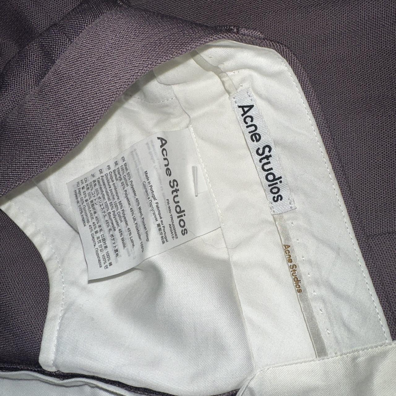 Acne Studios Tailored Trousers FN-WN-TROU000662 -... - Depop