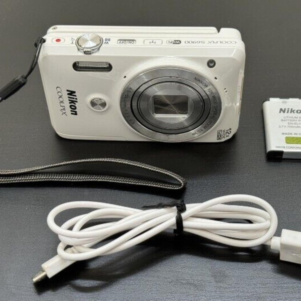 Nikon COOLPIX S6900 WHITE Digital Camera 12x Optical... - Depop
