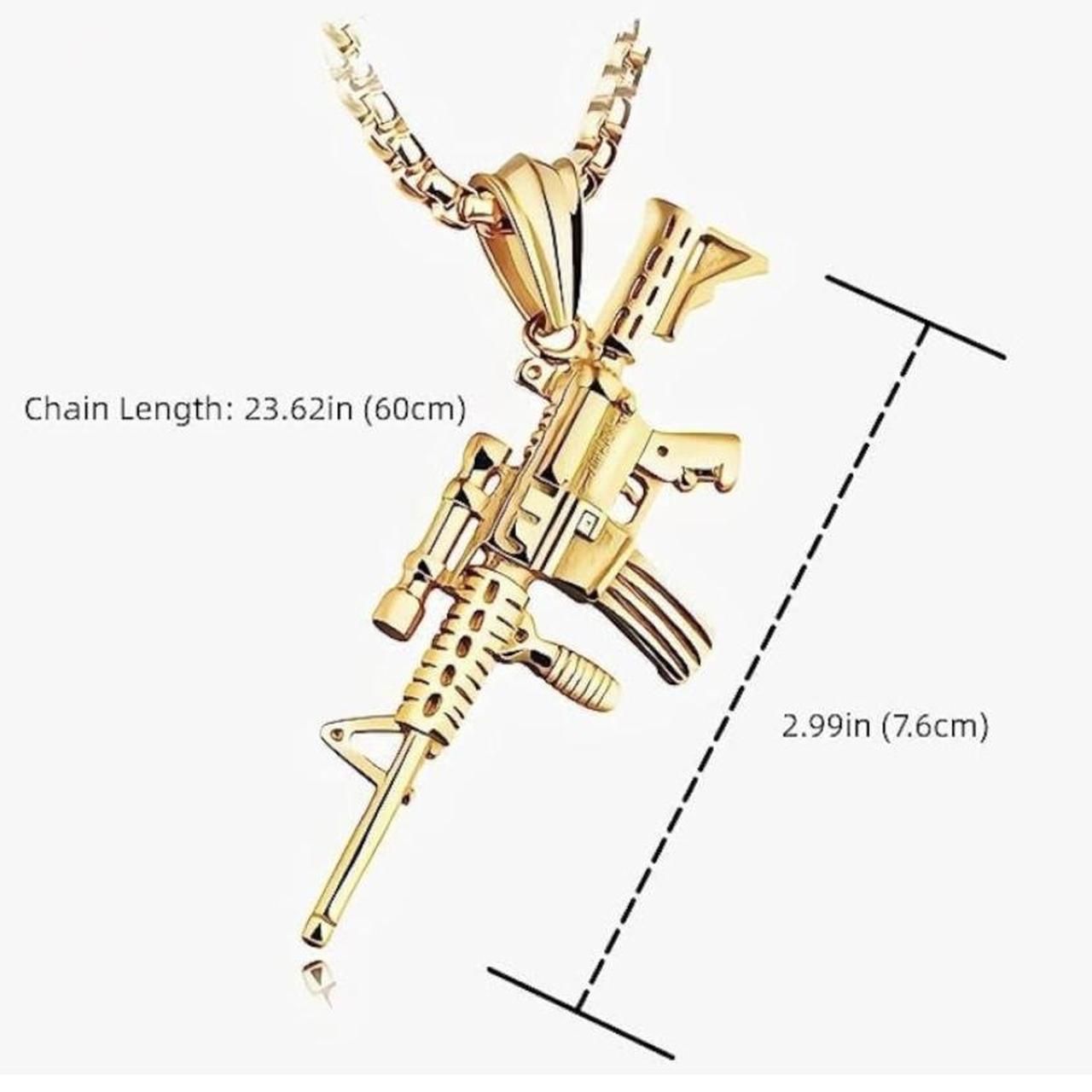 23” Machine Gun Chain - Depop