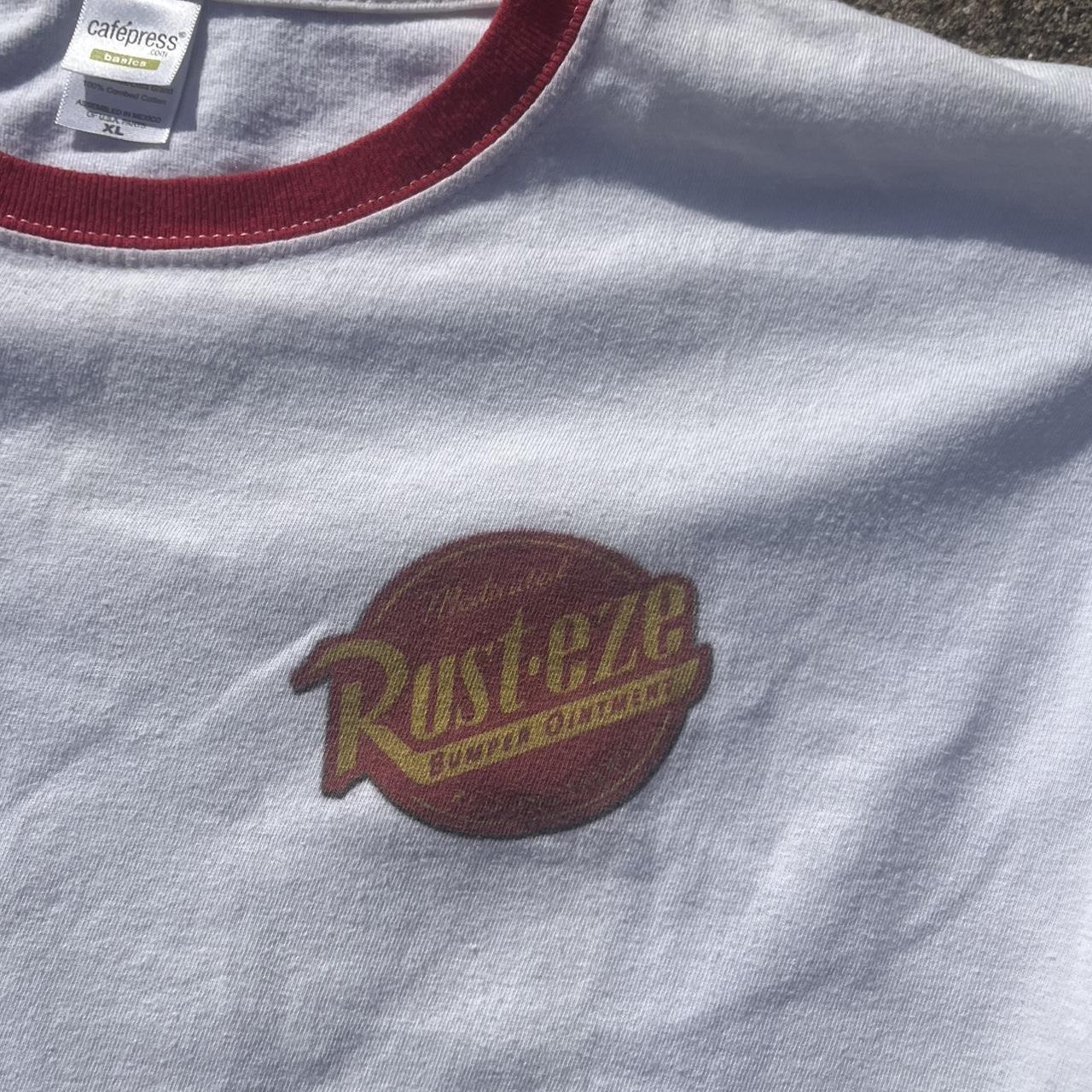 Vintage rust eze tee ‼️SAYS SIZE XL BUT FITS LIKE AN... | Depop