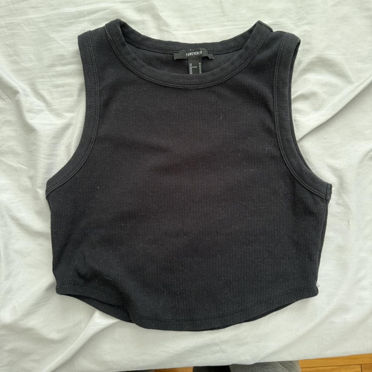 Simple black tank from forever 21🏙️🏃‍♀️ -snatches you... | Depop