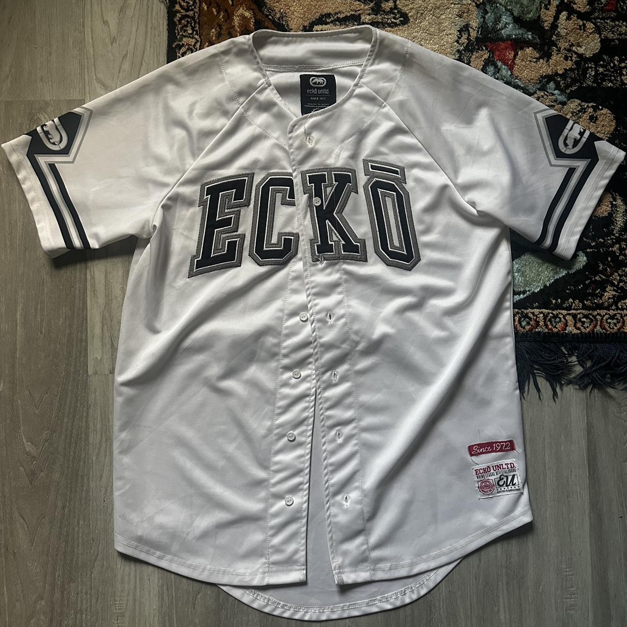 Ecko unlimited white button up - Depop