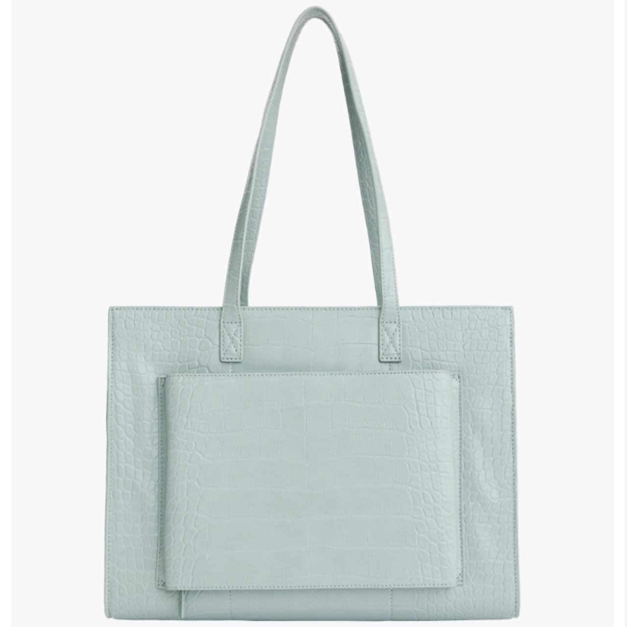 BEIS - NWT "The Work Tote" Bag - Slate Blue/Grey... - Depop