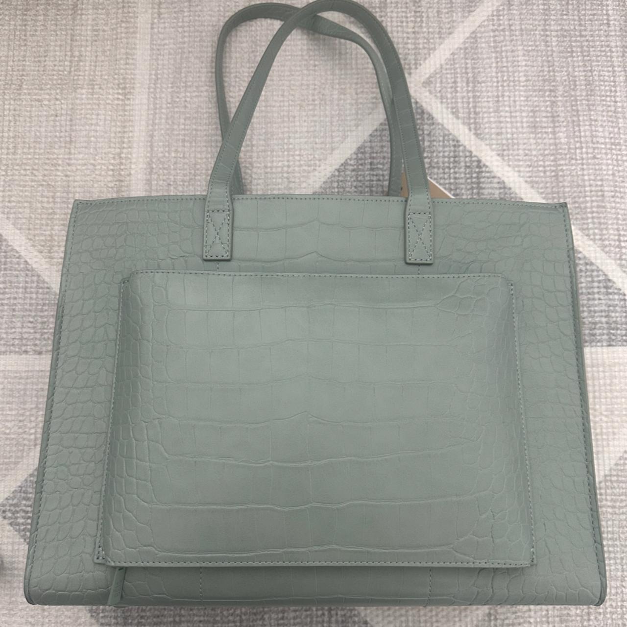 BEIS - NWT "The Work Tote" Bag - Slate Blue/Grey... - Depop