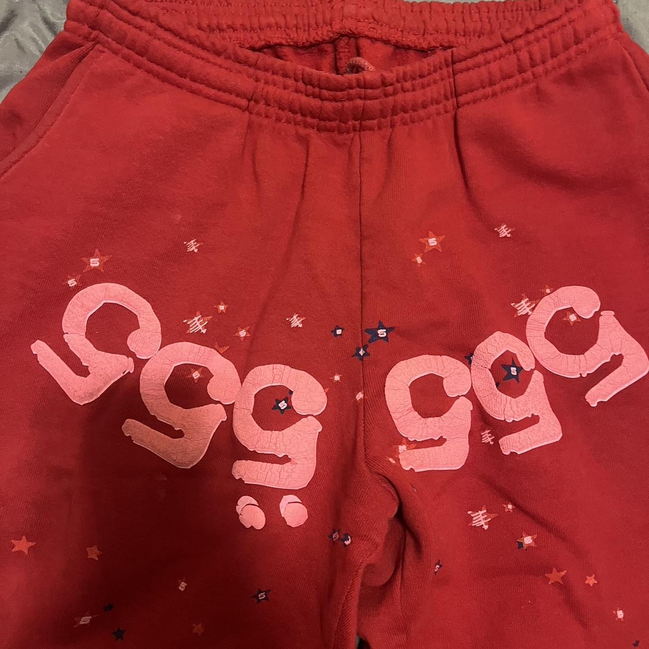 Sp5der pants size small worn a couple of times in... - Depop