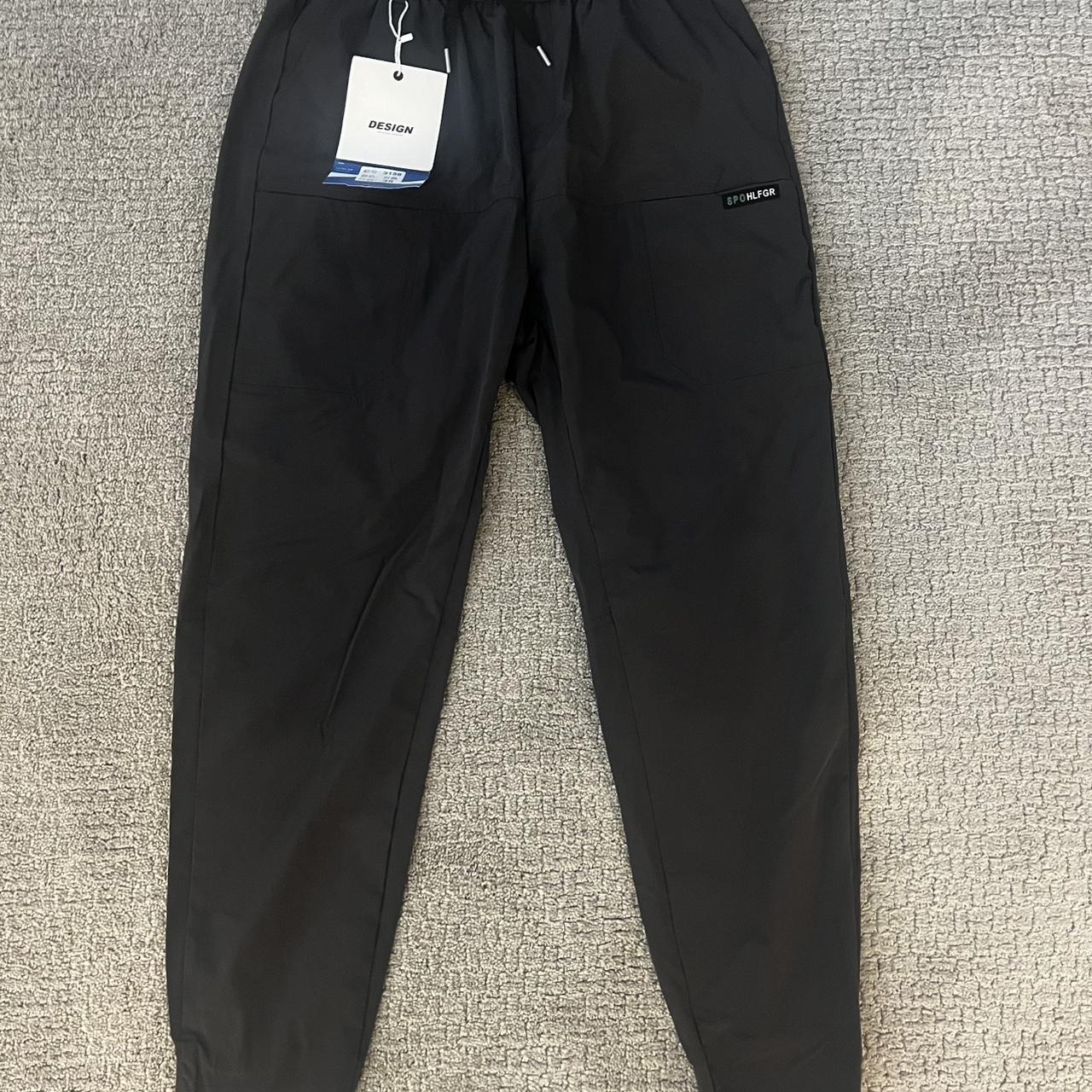 Spohlfgr Mens Black Track Pant Joggers Size 35 With... | Depop