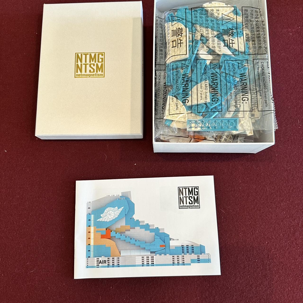 Netmagnetism Jordan 1 Off White UNC LEGO - Depop