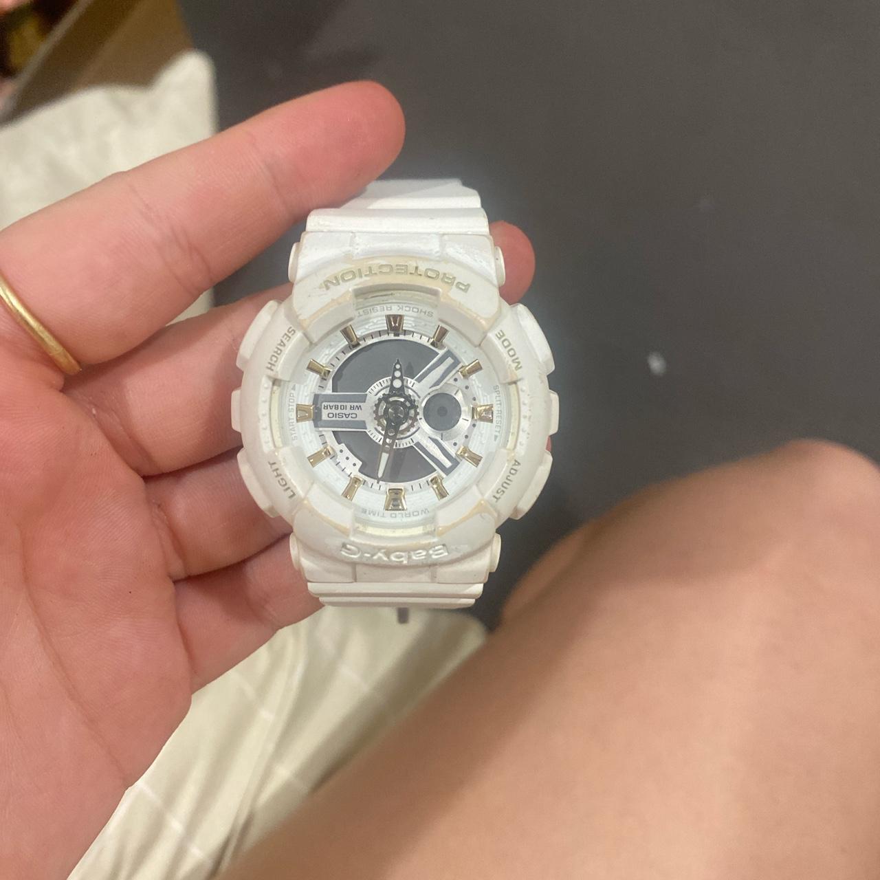 white “baby-G” g shock - Depop