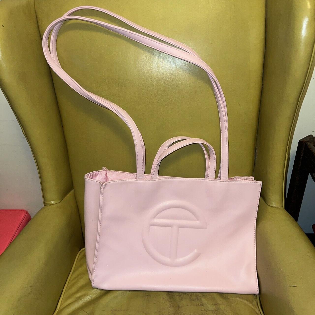 Telfar Bubblegum Pink Medium Bag In new condition... - Depop