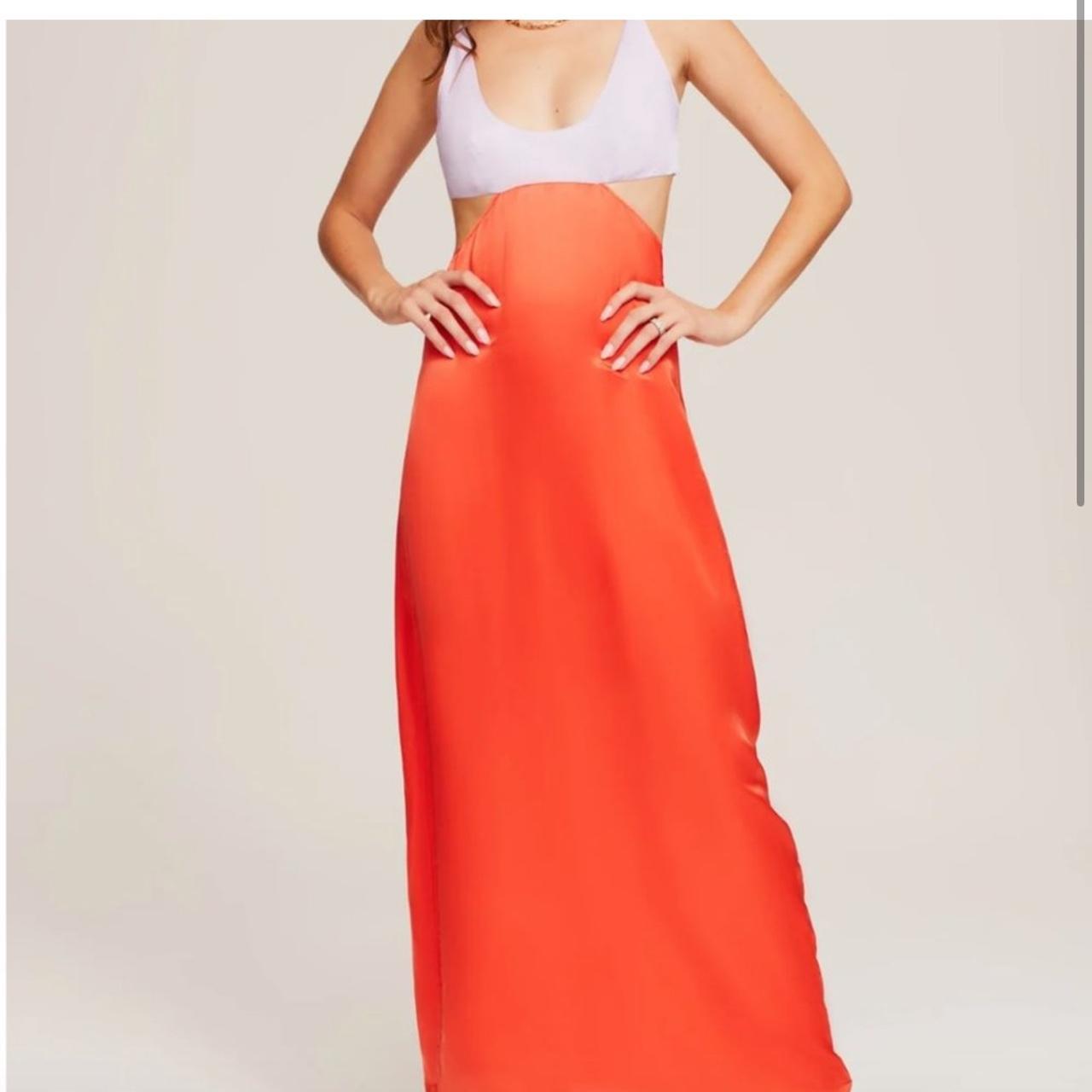 Ginia Lace Back Maxi Dress - Depop