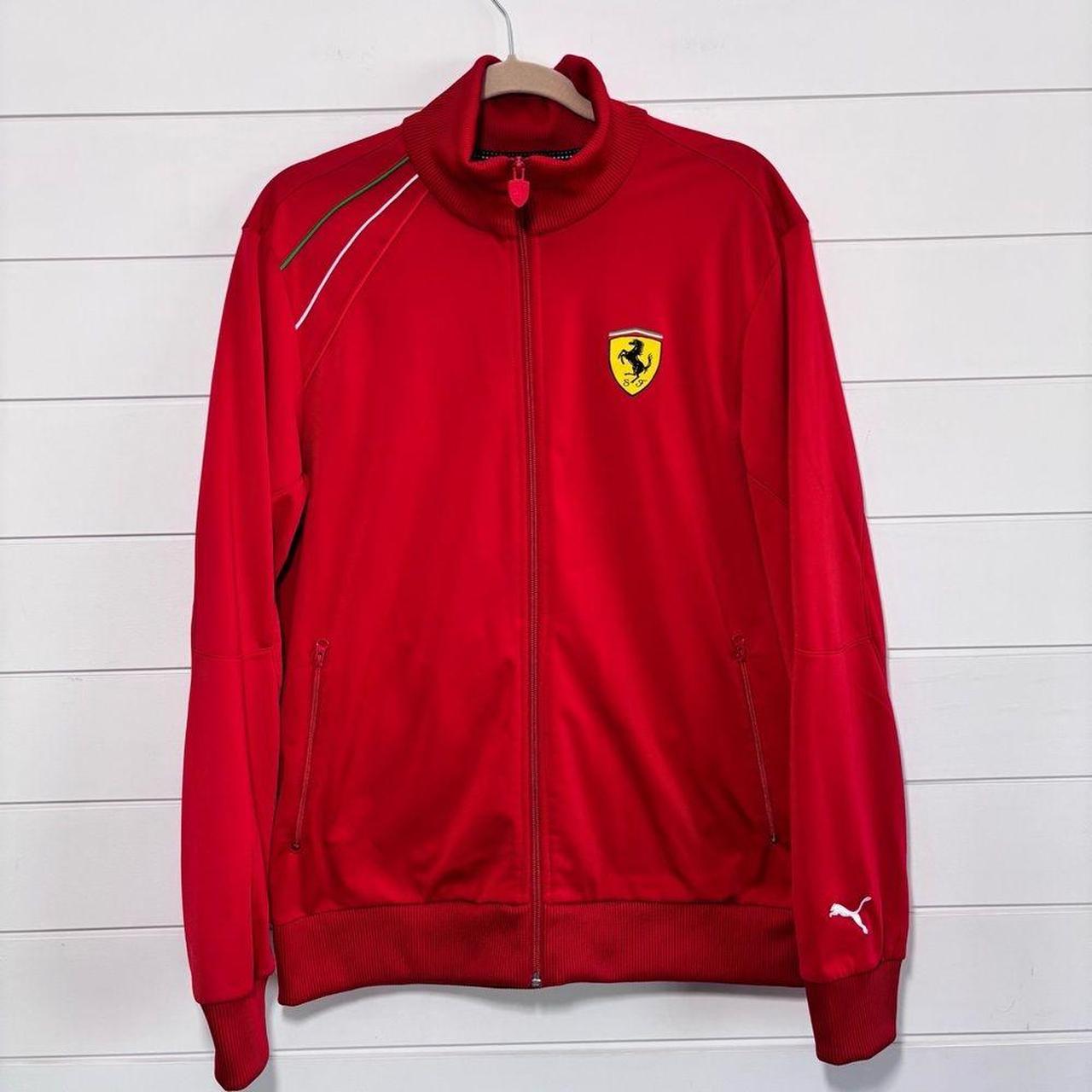 Puma x Scuderia Ferrari Track Jacket Men's Size M... | Depop