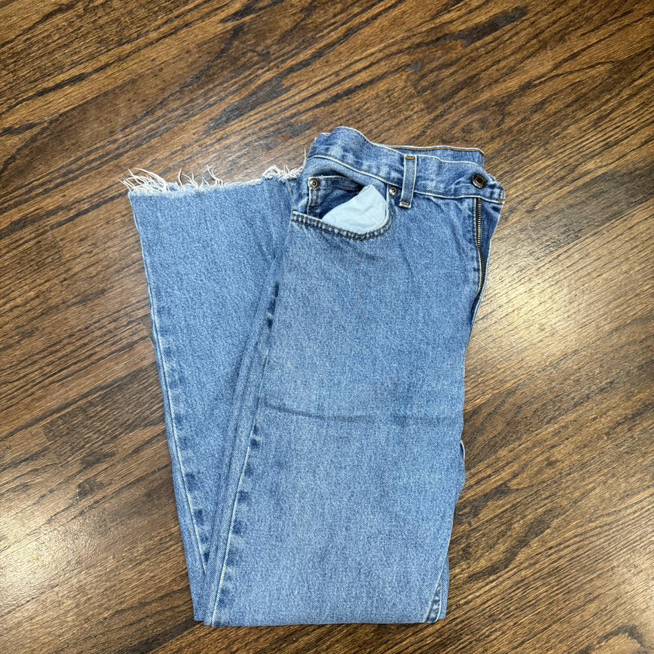 George regular fit jeans size 31x32 but cut to fit... - Depop