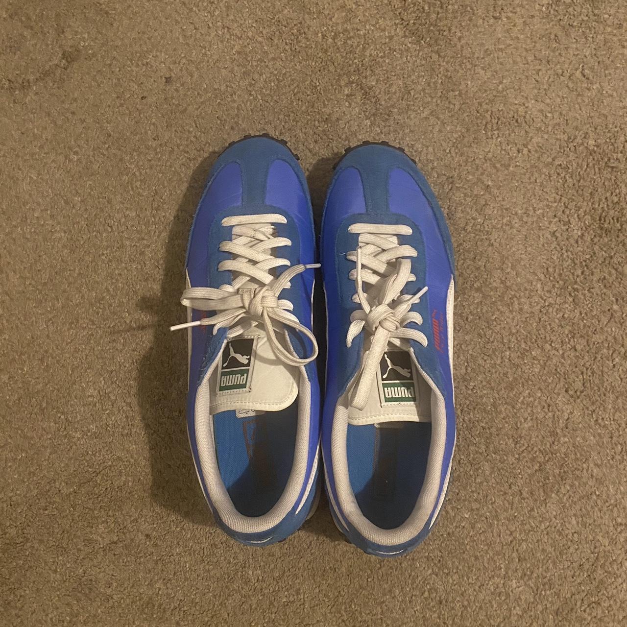 Puma Blue Easy Rider Sneaker - Size 12 Used a few... - Depop