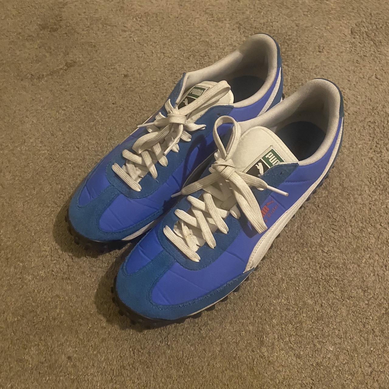 Puma Blue Easy Rider Sneaker - Size 12 Used a few... - Depop