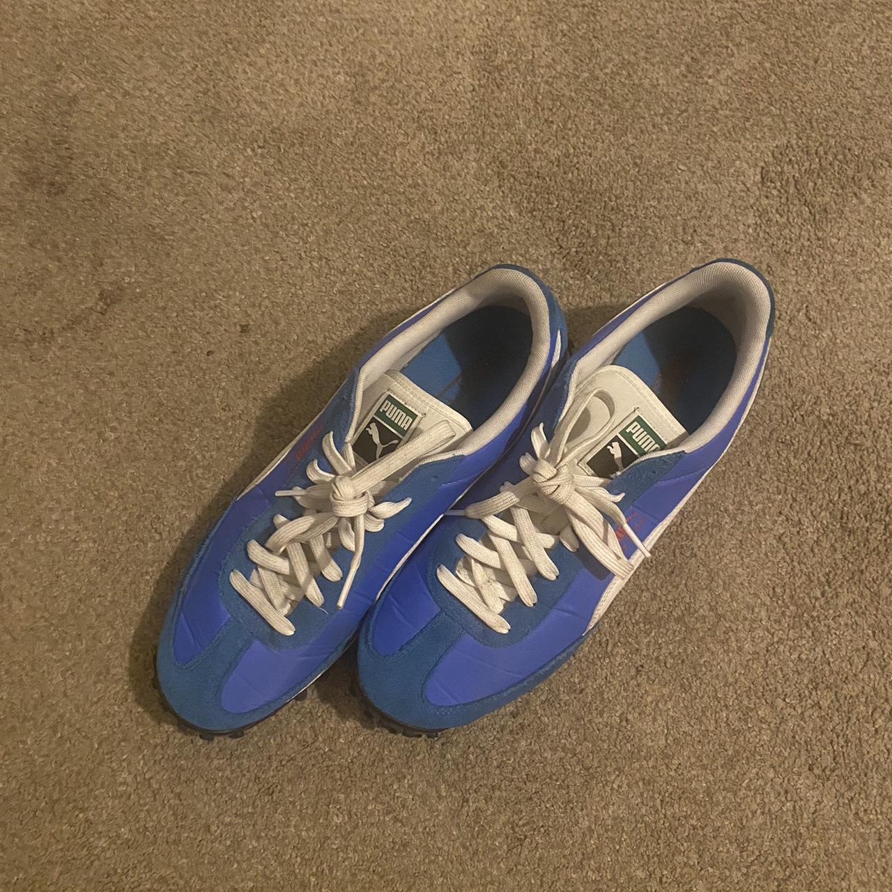 Puma Blue Easy Rider Sneaker - Size 12 Used a few... - Depop