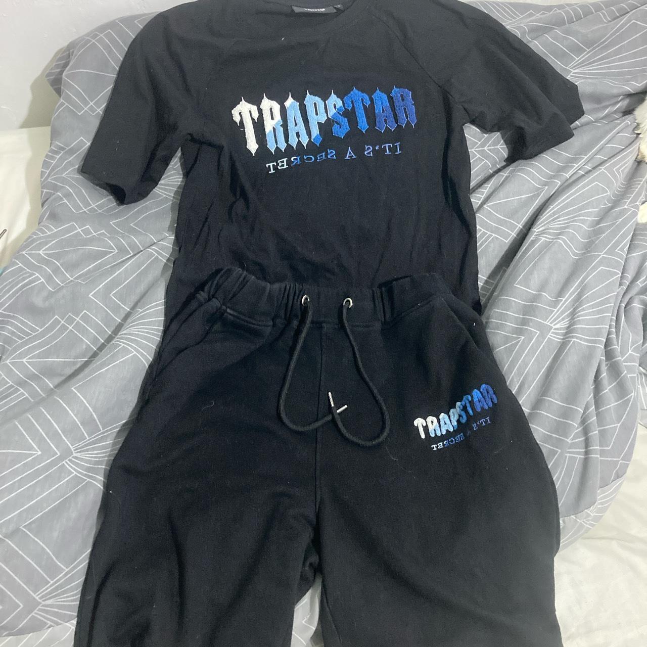 Trapstar ice blue short set - Depop