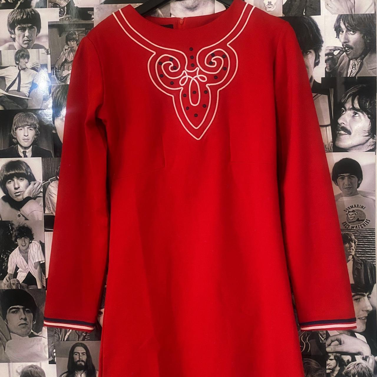 Pop Boutique Red Vintage-Esque 1960s Mod... - Depop