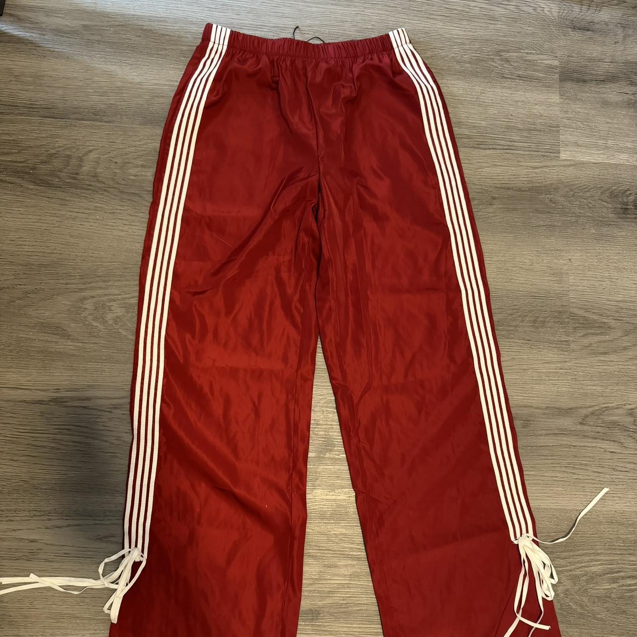 red edikted pants size small never worn - Depop