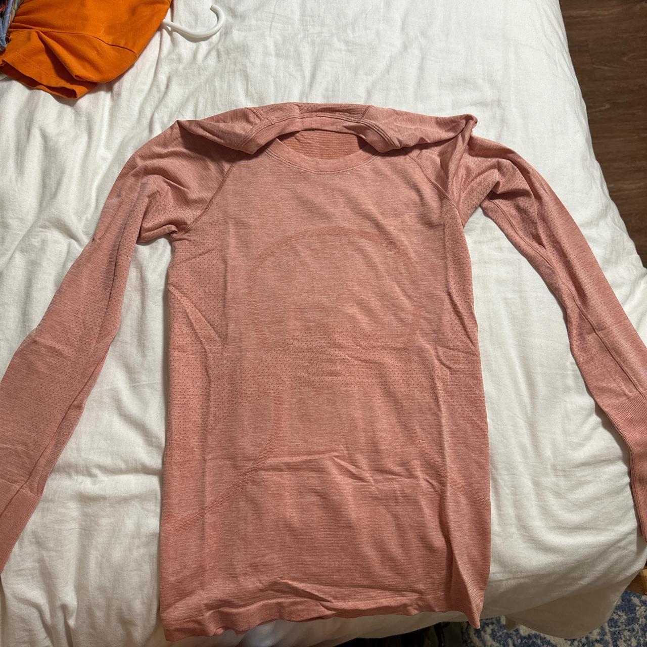 Lululemon coral full length swiftly tech #lululemon... | Depop