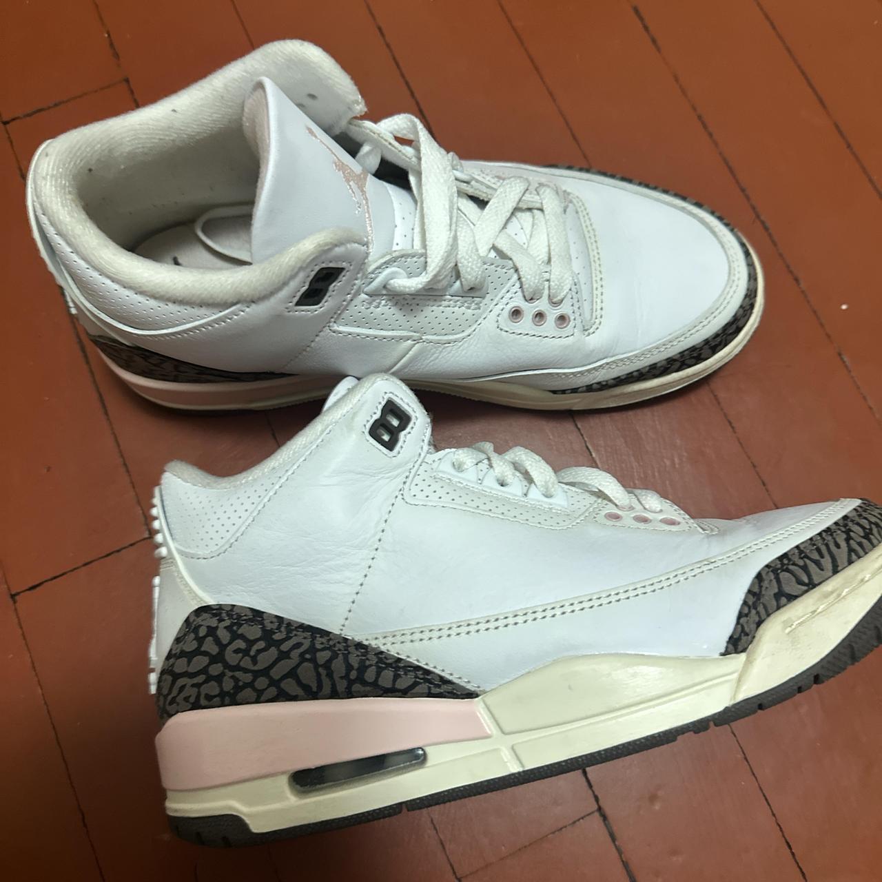 WOMENS AIR JORDAN 3 RETRO NEAPOLITAN USED #jordans... | Depop
