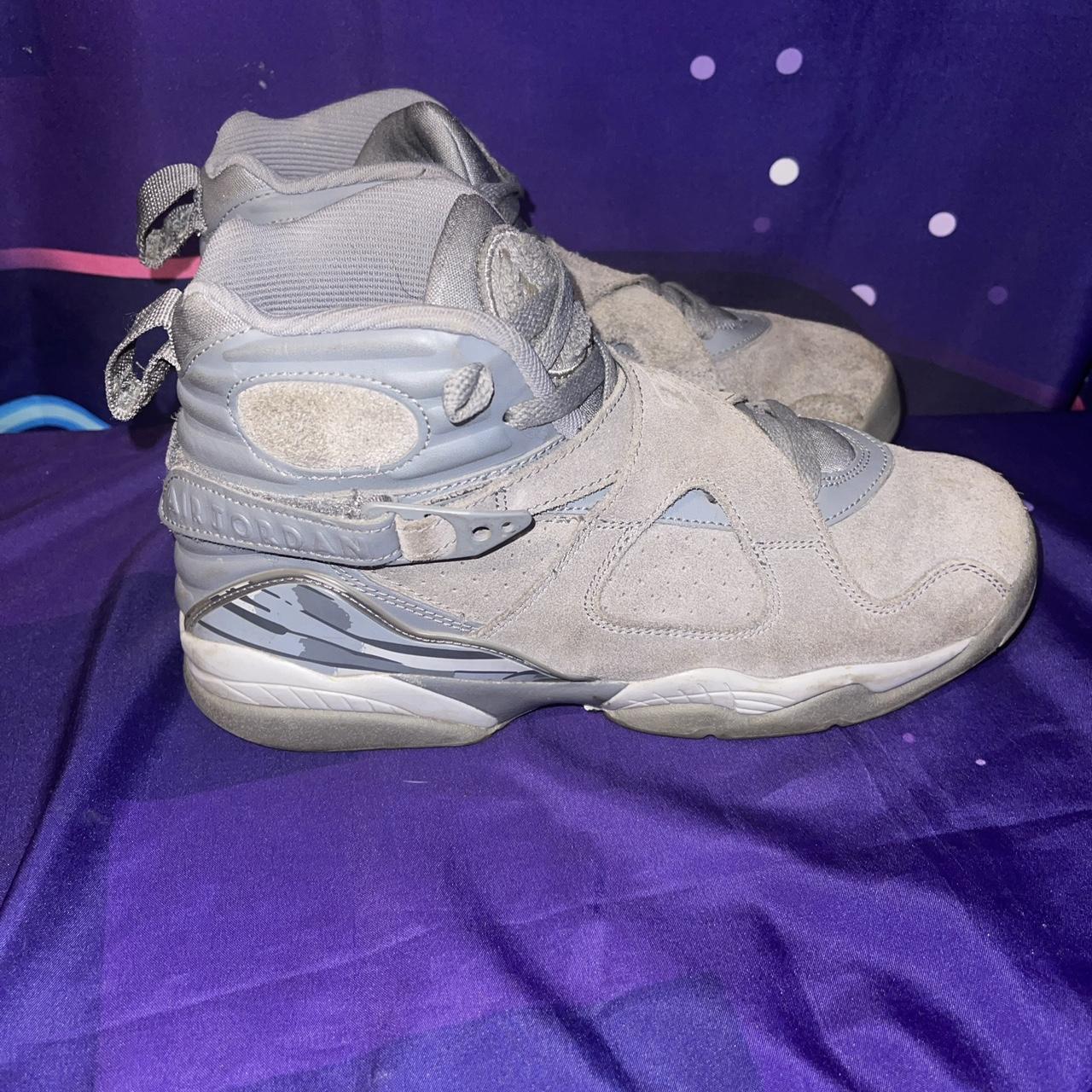 Jordan 8 Retro Cool Grey 2017 (Size 7 Youth) - Depop