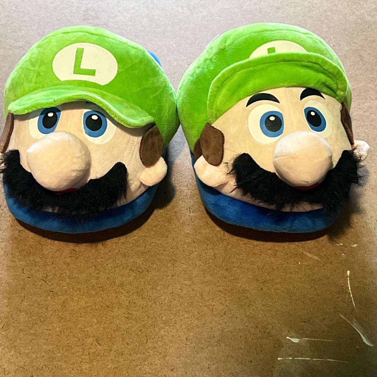 Super Mario Luigi Slippers - Depop