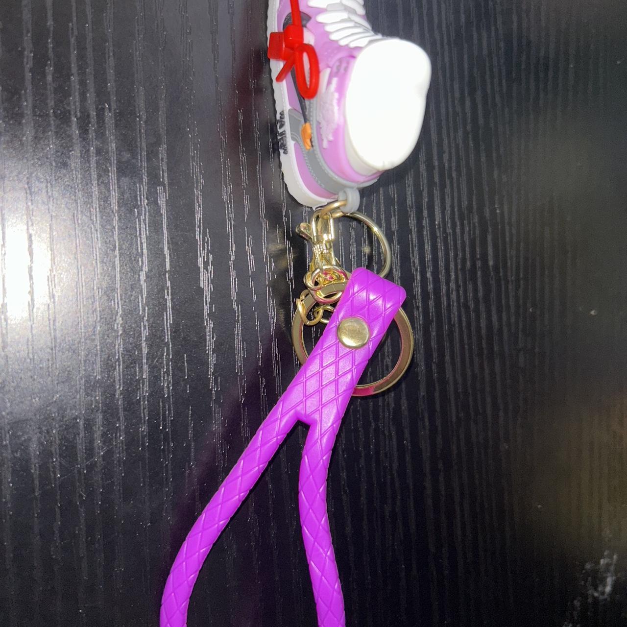 Purple Off-White Keychain Brand New | Depop