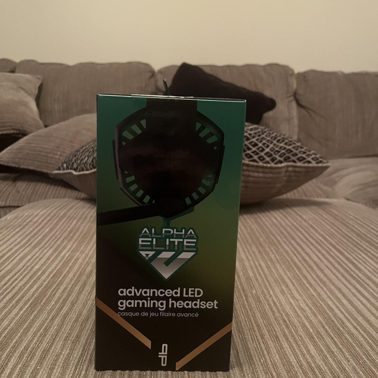 Alpha Elite wired gaming headset with adjustable... | Depop