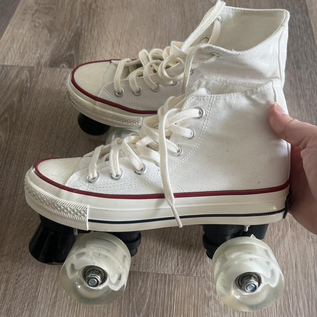 Converse like Roller Skates !! Used once, sz 6 womens - Depop