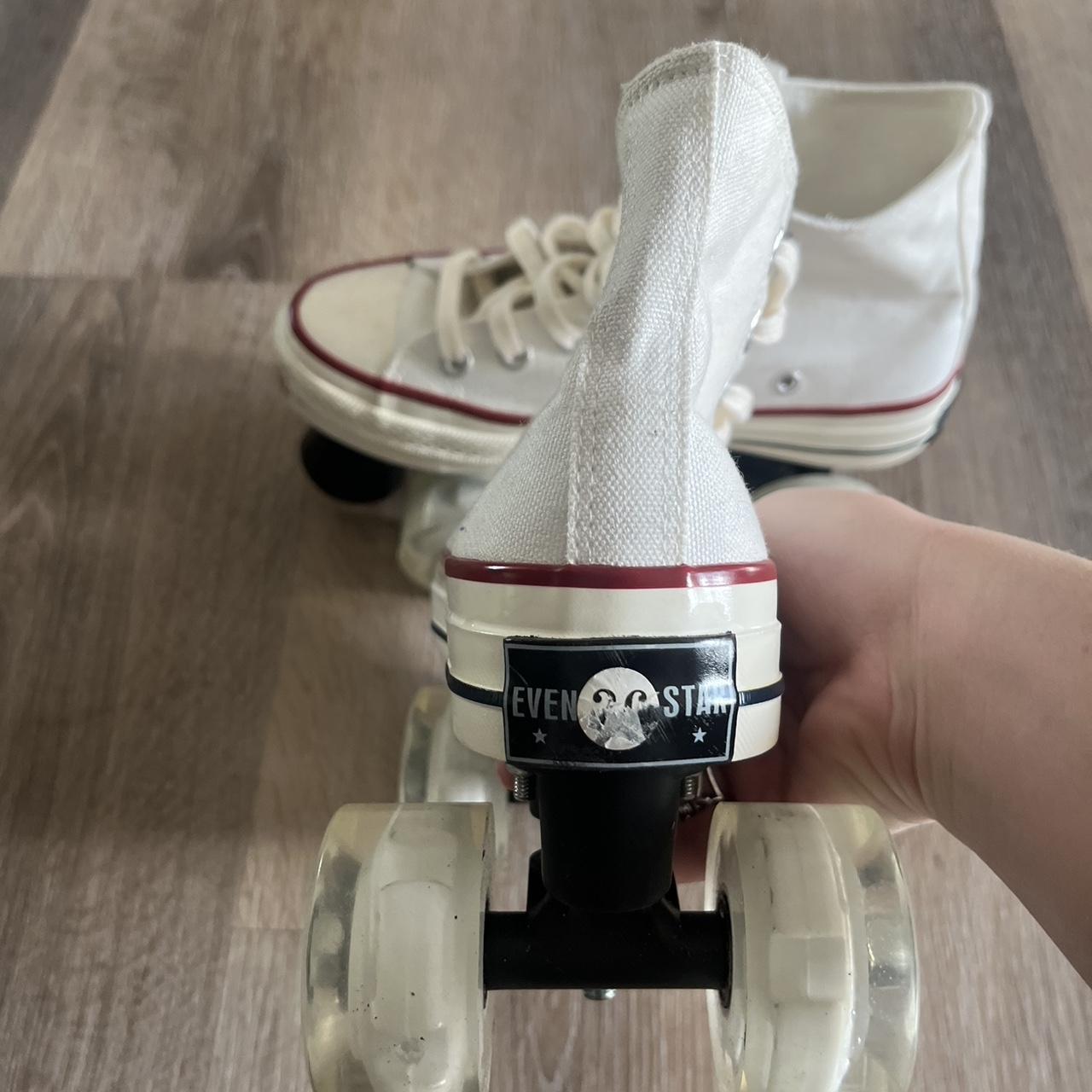 Converse like Roller Skates !! Used once, sz 6 womens - Depop