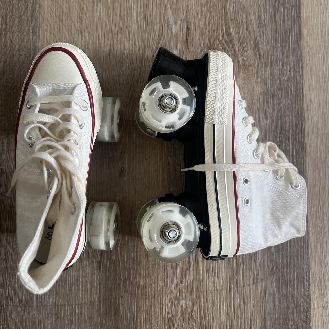 Converse like Roller Skates !! Used once, sz 6 womens - Depop