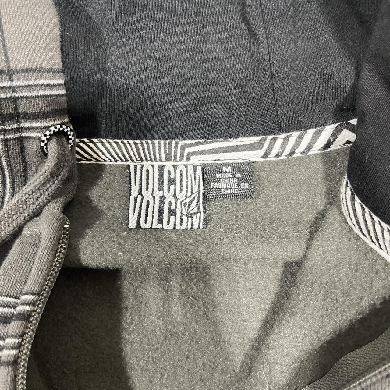 Early Y2K Volcom Zip Up Hoodie Faded distressed... - Depop