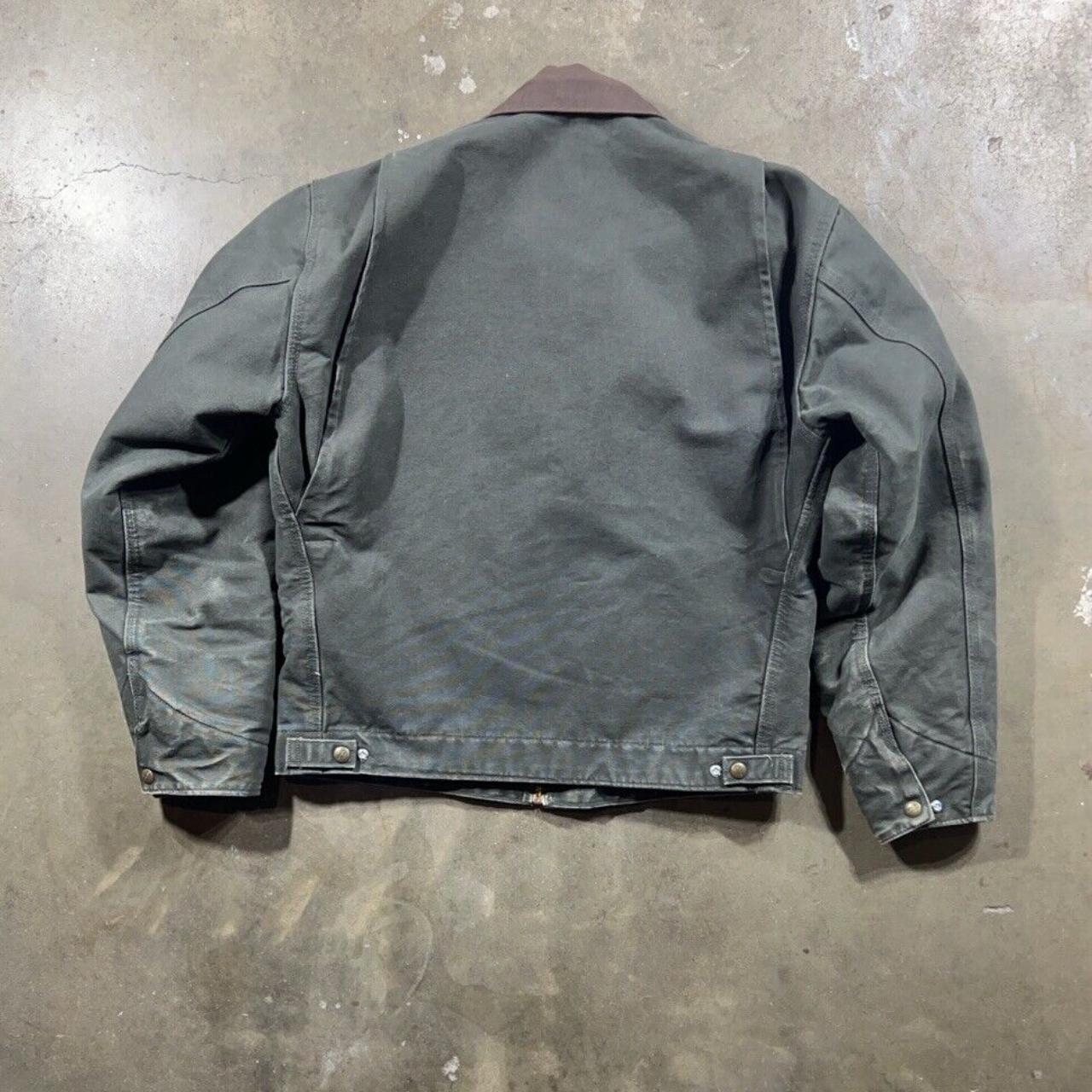 Vintage Carhartt J97 MOS Detroit Work Jacket Men's... - Depop