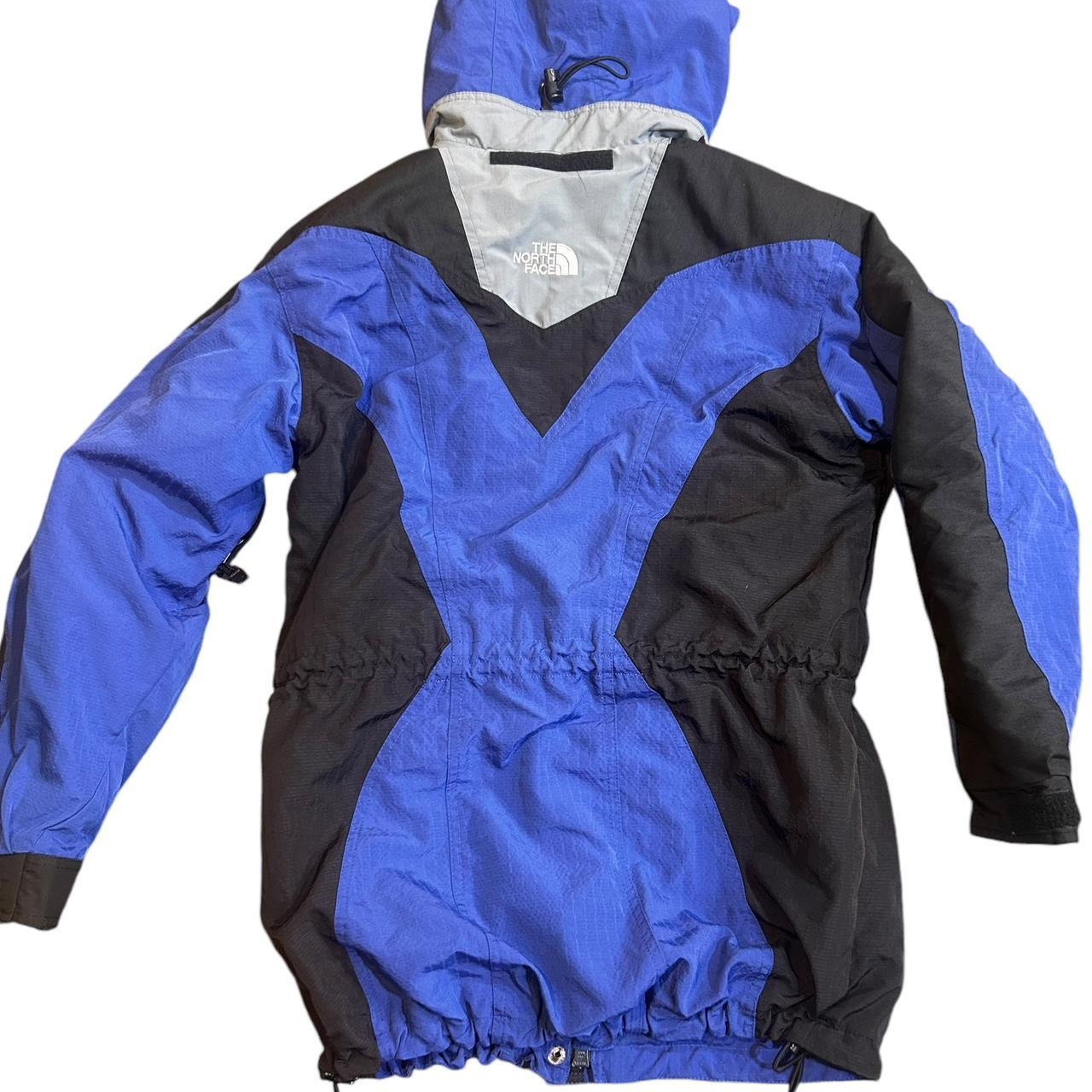 The North Face "Extreme Light" Blue Hooded Ski... - Depop