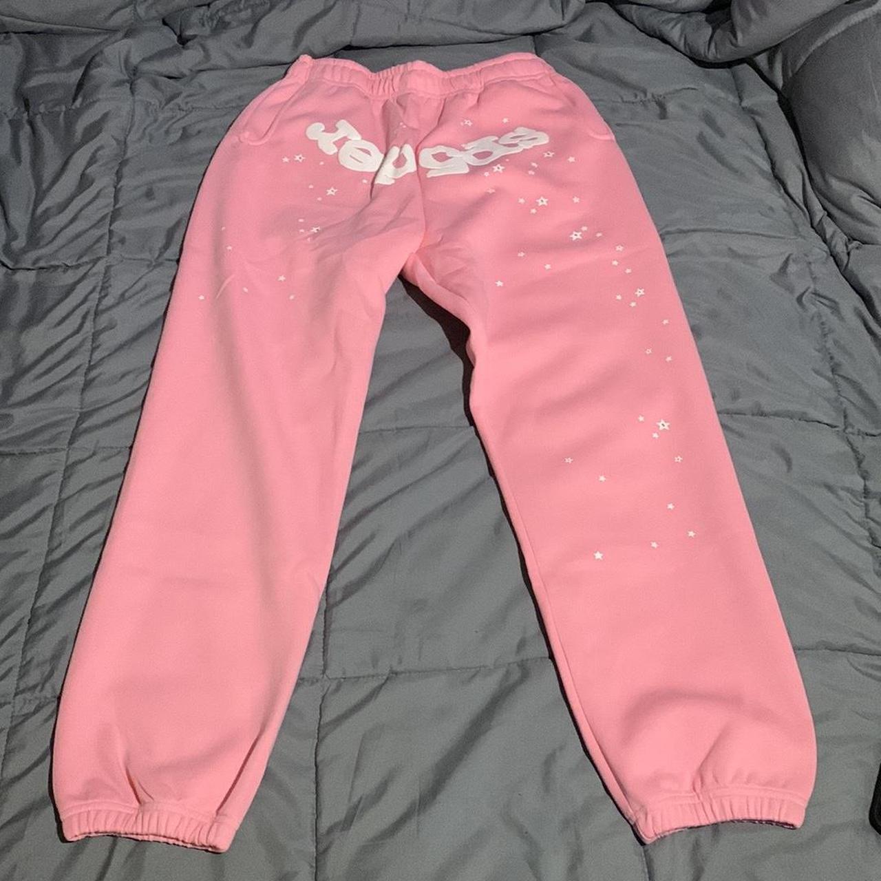 Young Thug Spider Worldwide Pink Sp5der Sweatpants /... - Depop