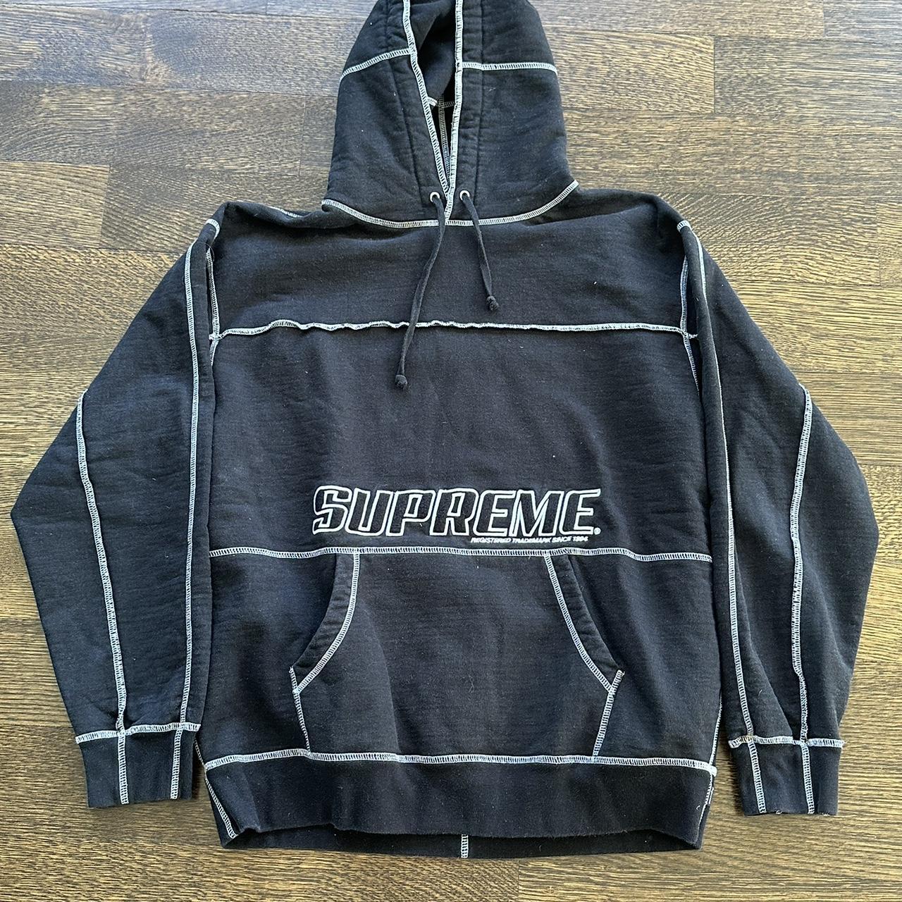 Supreme Cover Stitch Hoodie - Depop