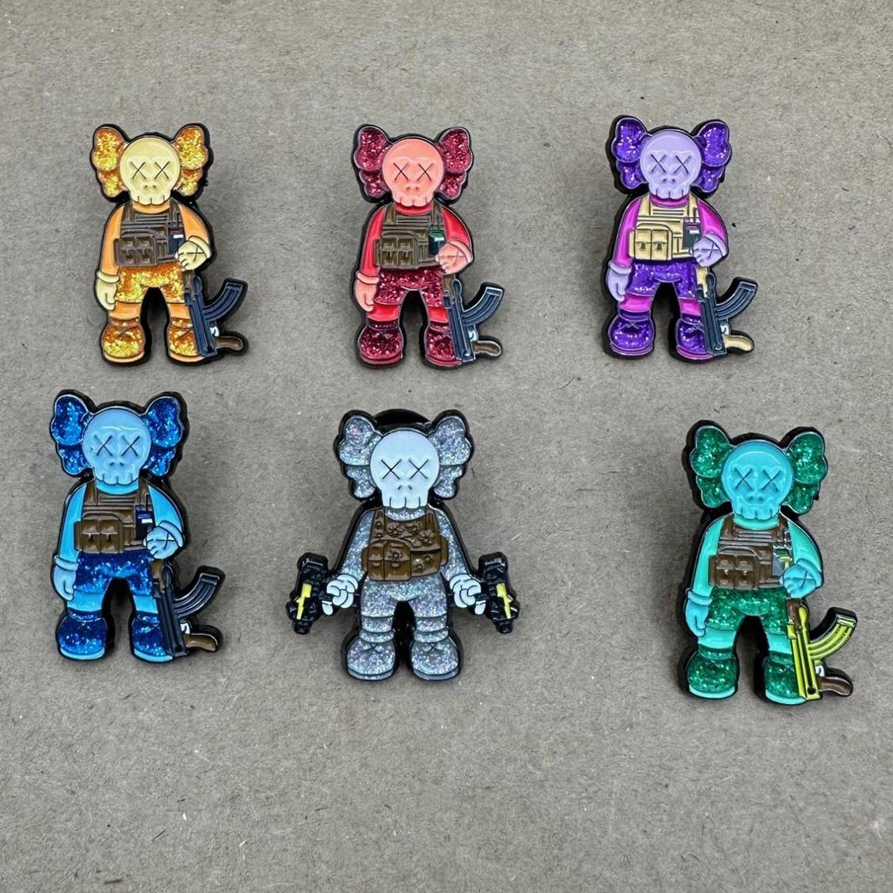Kaws Hat Pins 15 EACH - Depop