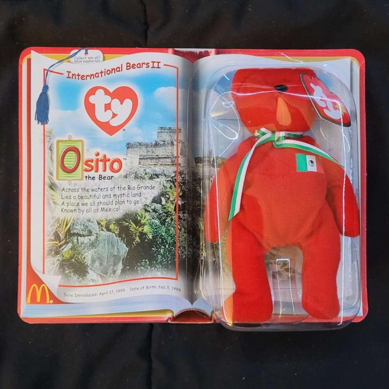 VINTAGE Osito McDonald's TY 90s, has some wear on... - Depop