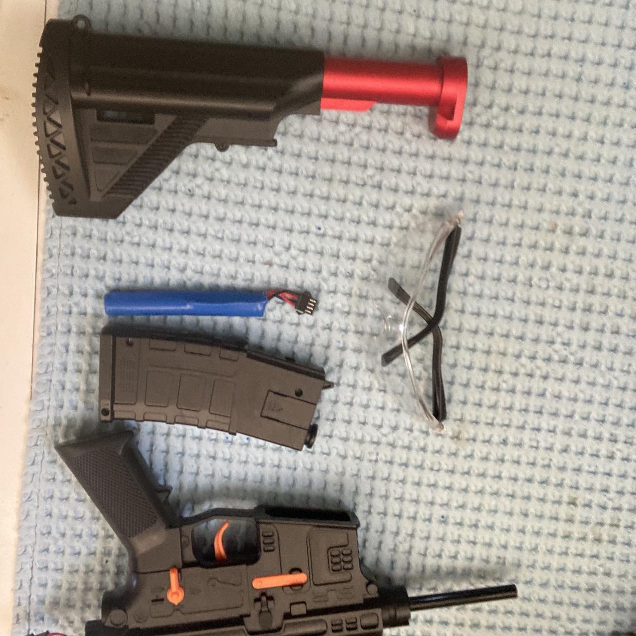 Black and red AR-15 Gel blaster kit #airsoft... - Depop