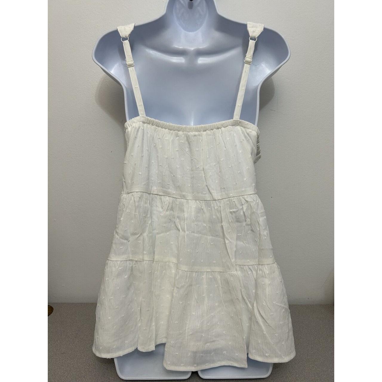 Torrid White Tiered Top, Plus Size 0, Women’s... - Depop