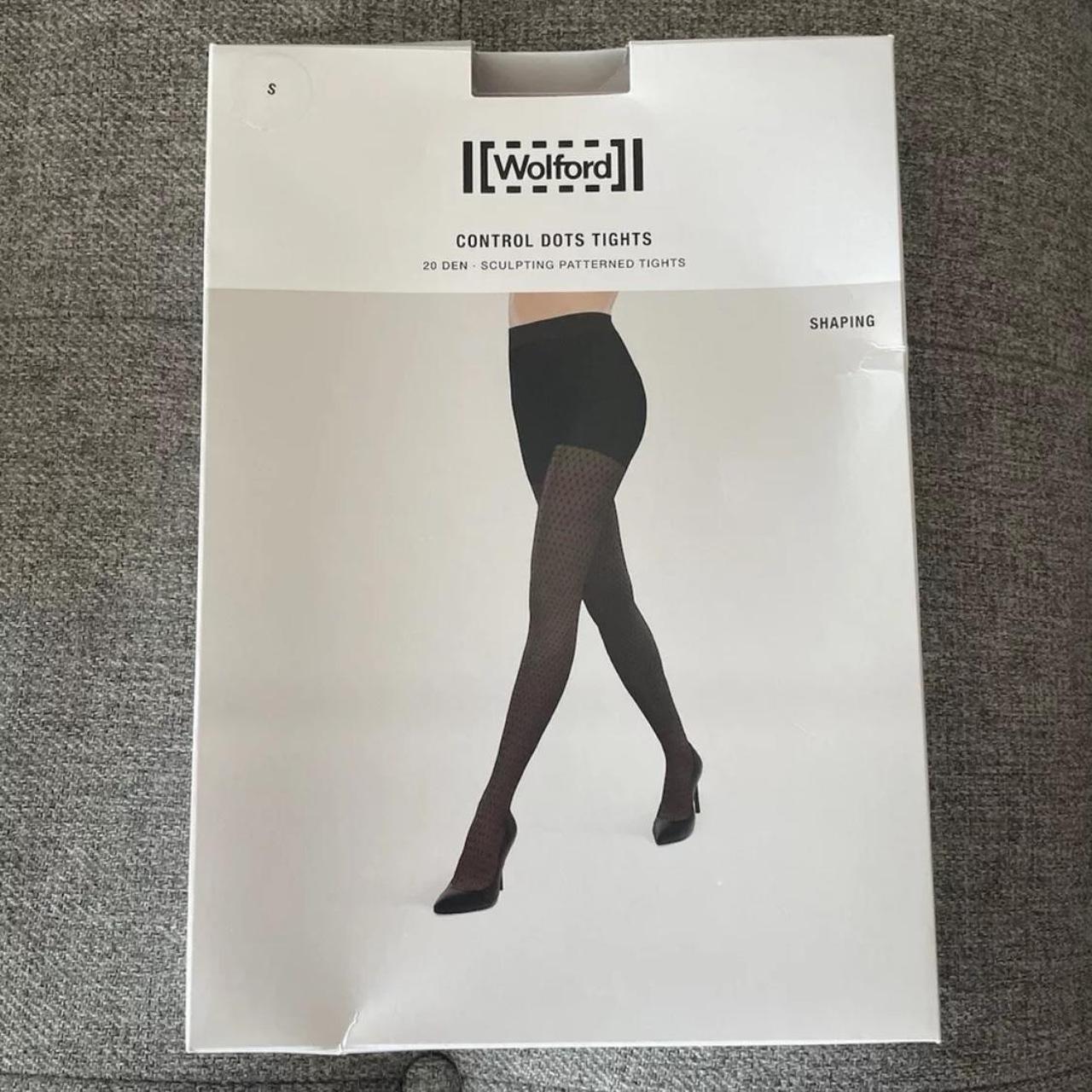 Wolford Control Polka Dot Tights - Size Small -... - Depop