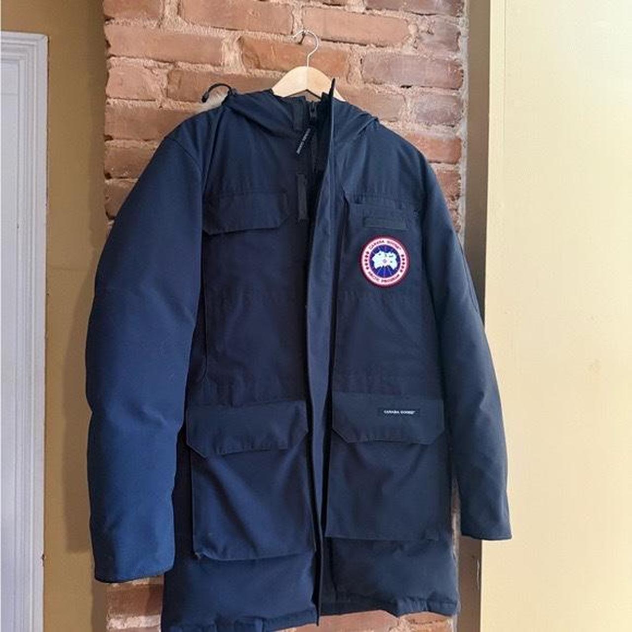 Navy Canada Goose Arctic Program Expedition Parka... - Depop