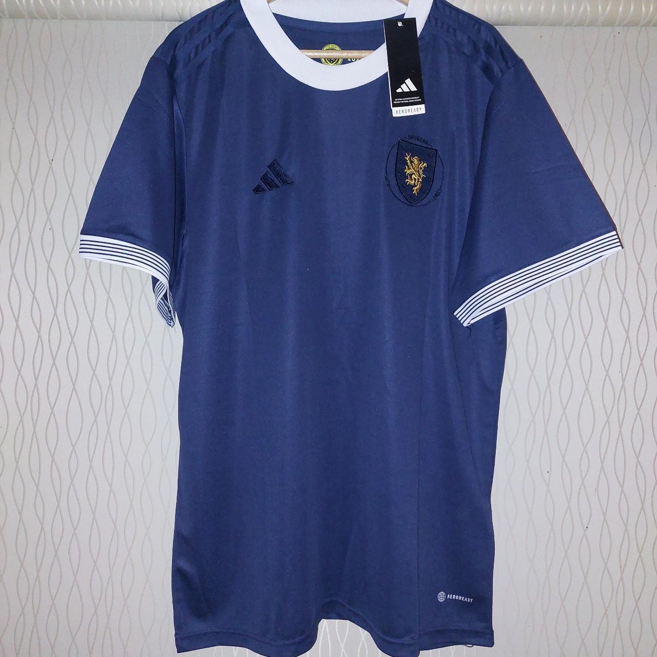 Scotland 150th anniversary football shirt Jersey top... - Depop