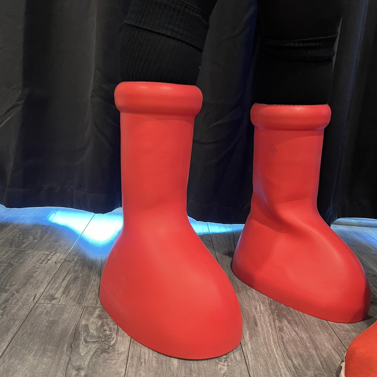 Mschf/ Astro boy boots in great condition barely... - Depop