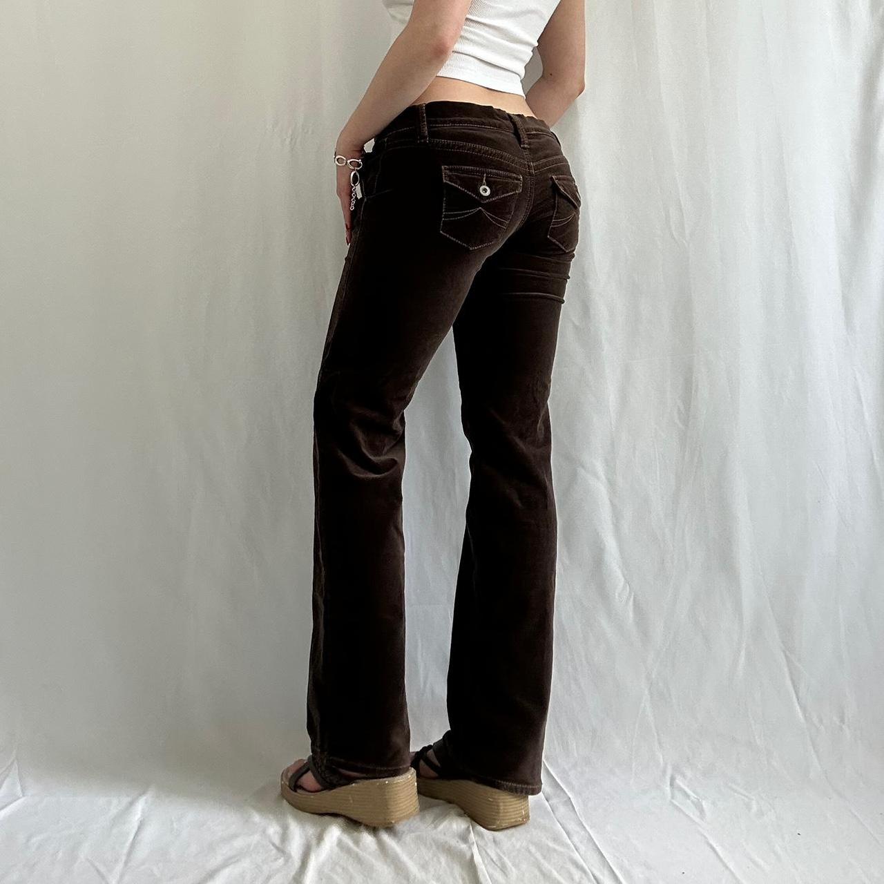 2000s low rise brown suede pants The cutest pants... | Depop